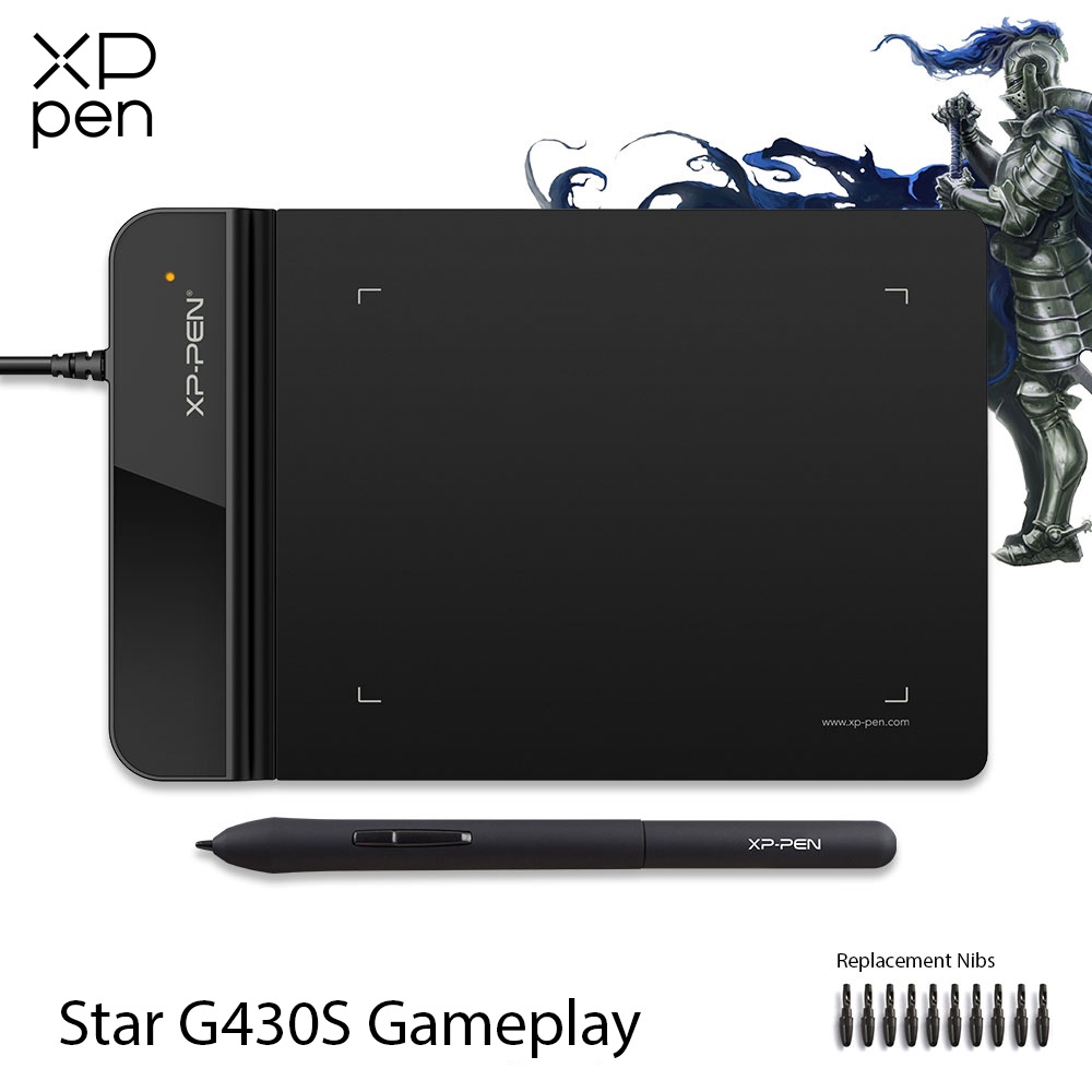 XPPen Star G430S OSU Drawing Tablet Digital Graphic Pen Tablet With ...