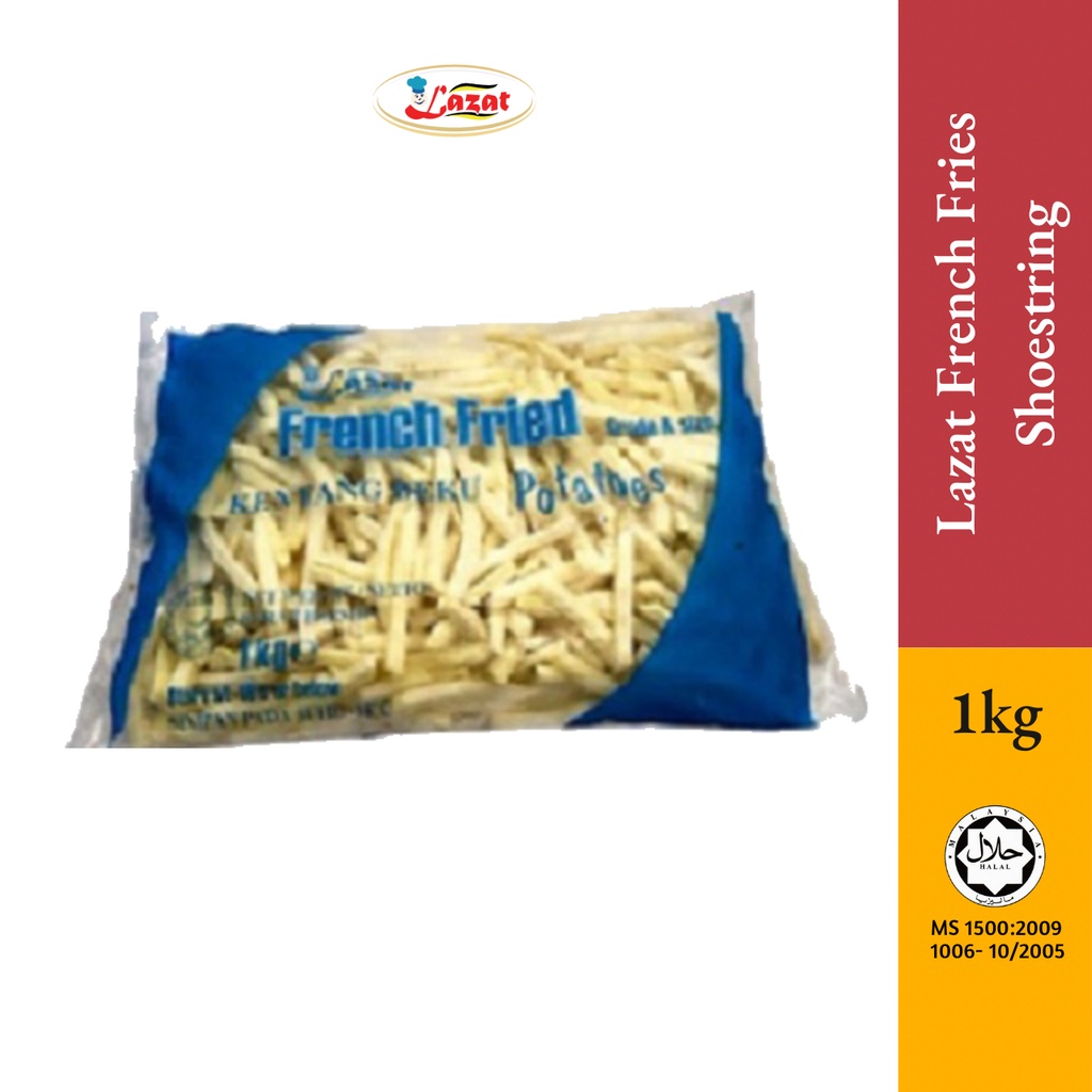 Lazat French Fries Shoestring Frozen (1kg) | Shopee Malaysia