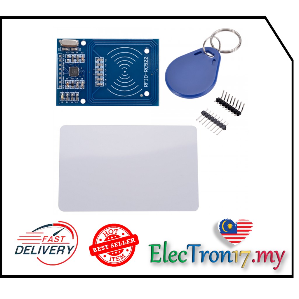 Arduino RFID RC522 RC-522 RC 522 Card Reader RFID Keychain Detector ...