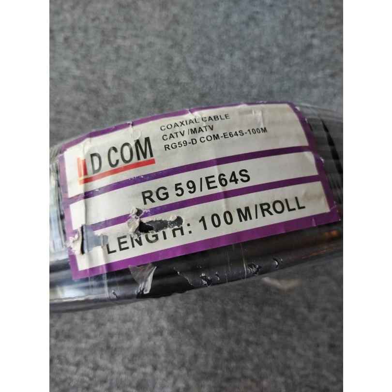 DCOM COAXIAL CABLE RG59 100M | Shopee Malaysia