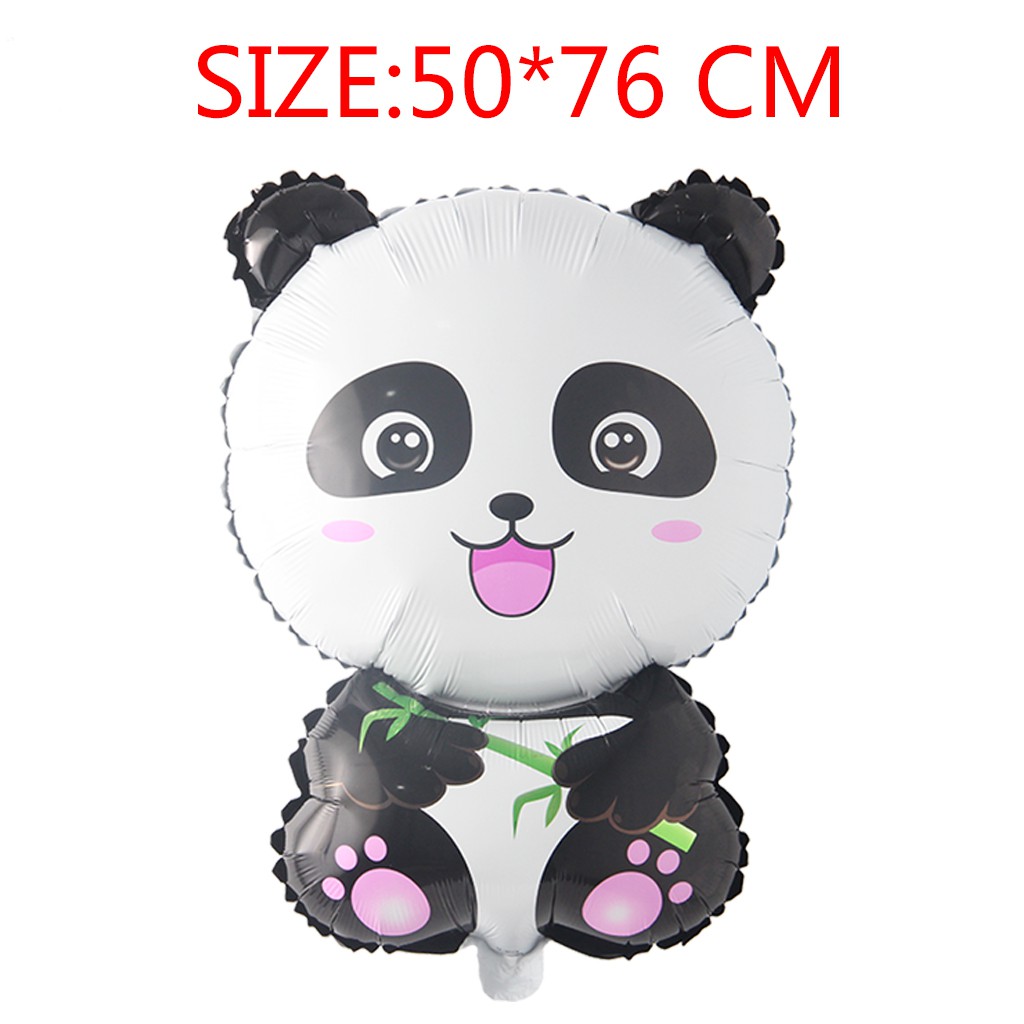 Cartoon Panda Foil Balloons China National Treasure Happy Birthday ...