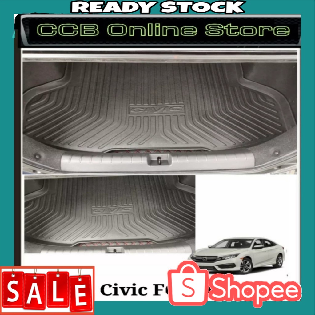 ️READY STOCK ️ HONDA CIVIC FC CIVIC KETAM Rear Cargo Boot Tray pelapik ...