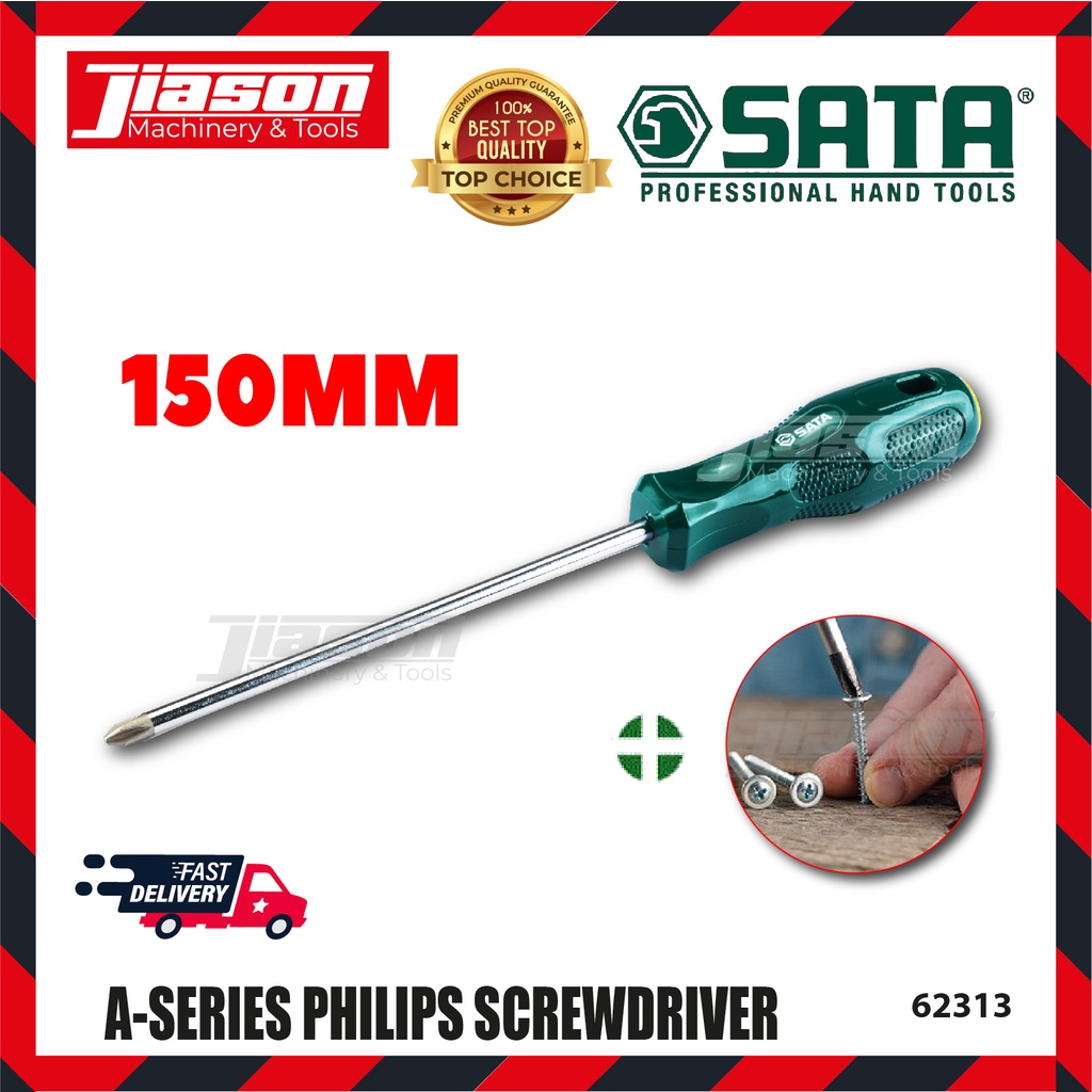 SATA 62313 A-SERIES PHILIPS SCREWDRIVER 2 X 150MM | Shopee Malaysia
