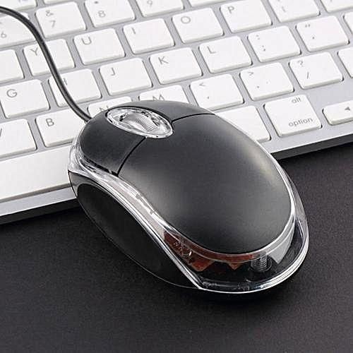 Mini Mouse Business USB Wired office notebook small optical mouse ...