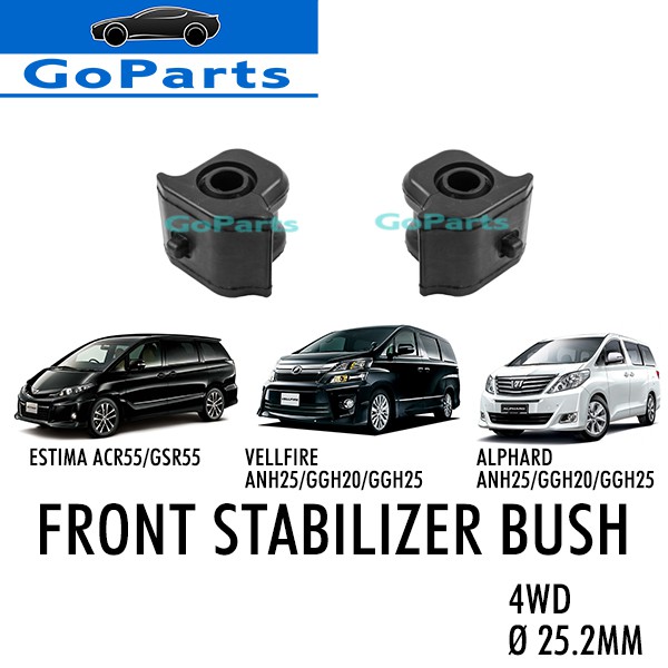 (2PC) TOYOTA ESTIMA ACR55 GSR55 VELLFIRE ALPHARD ANH25 GGH20 GGH25 4WD ...