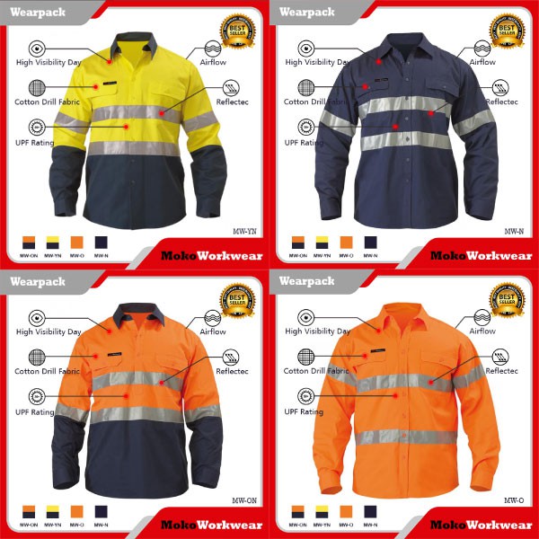 Technical Safety UNIFORM Wearpack Coverall Safety / katelpak shirt ...