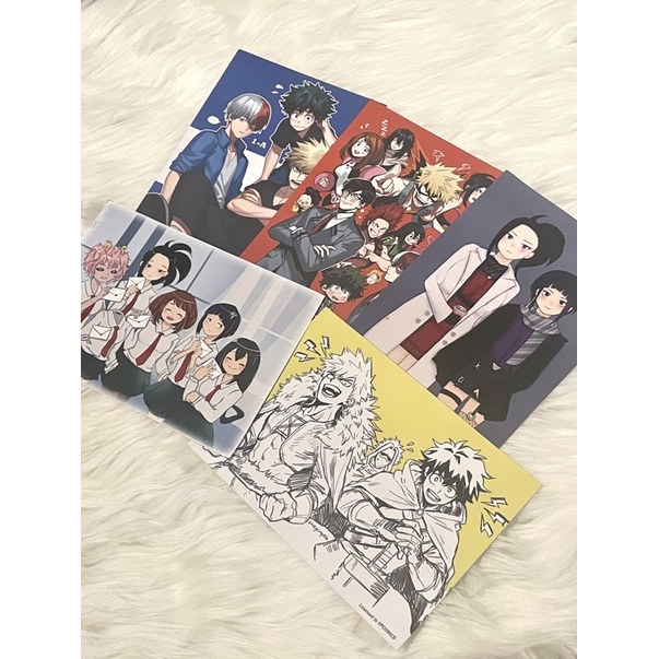 BNHA POSTCARDS [ By Kanapy] | BNHA | Anime| Anime Postcard | Anime ...