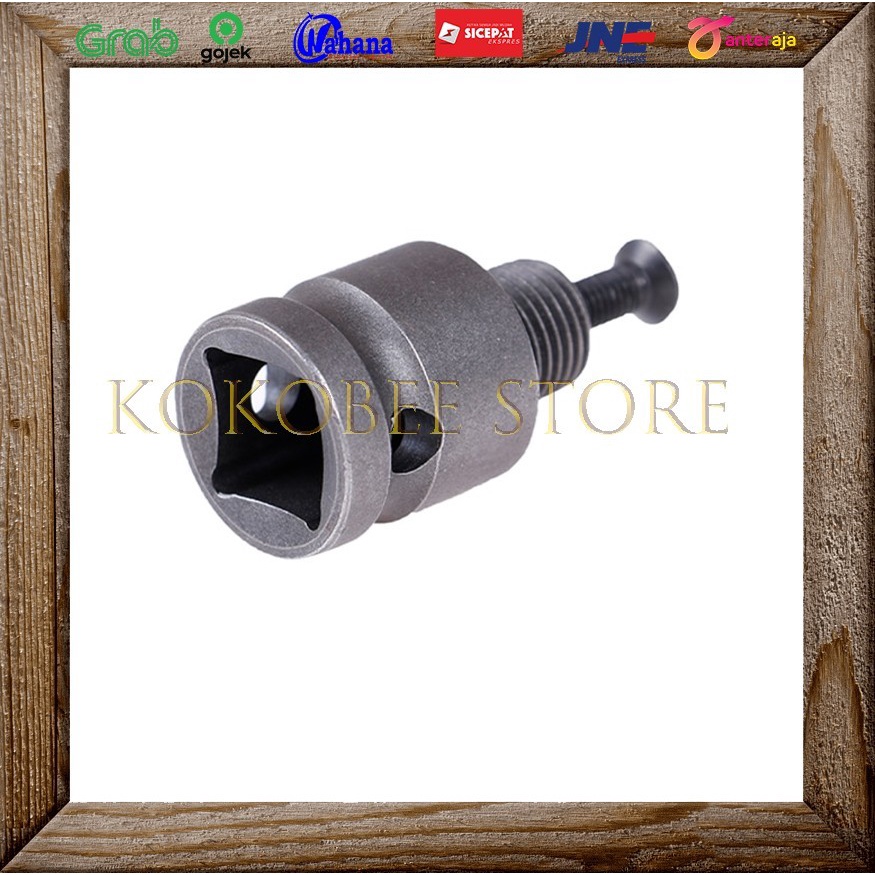 MESIN 13mm drill head converter adapter to 1/2 inch impact drill ...