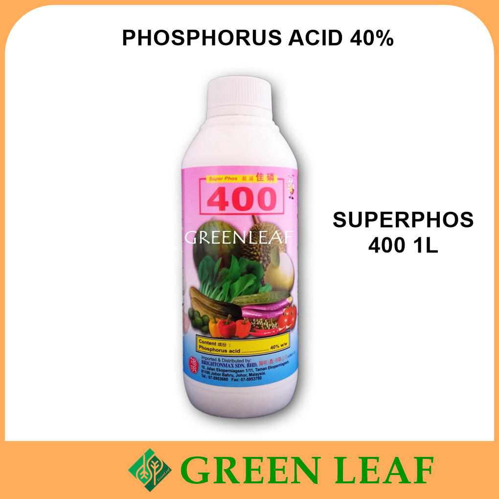 Superphos 400 1L Phosphorus Acid Phosphoric Acid Baja 超級佳磷 400号 For ...