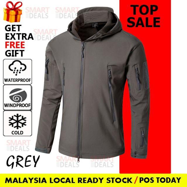 Jaket Motor Waterproof Sharkskin Jacket Men Motor Jacket Waterproof ...