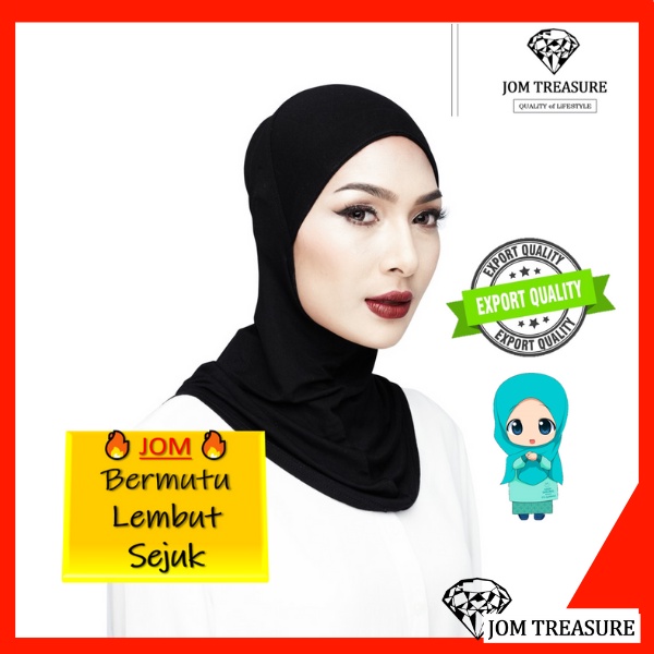 🔥JOM🔥Muslimah Inner Ninja Aurat Cotton lembut Sejuk Selesa dewasa ...