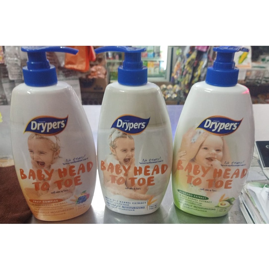 DRYPERS BODY SHAMPOO 750ML | Shopee Malaysia