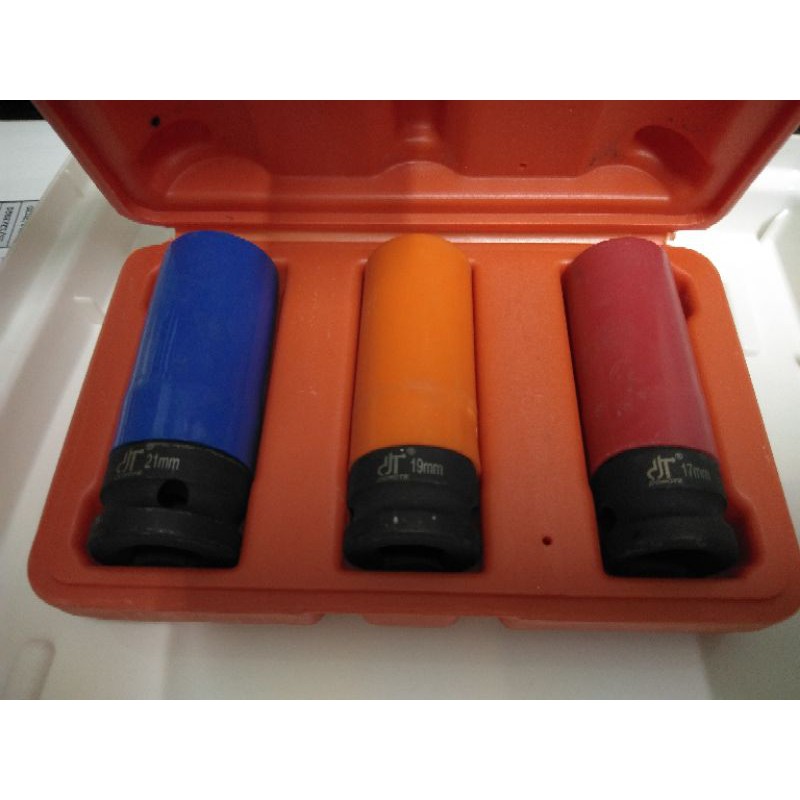 Local Stock#Box Socket tool 21mm 19mm 17mm heavy duty deep impact ...