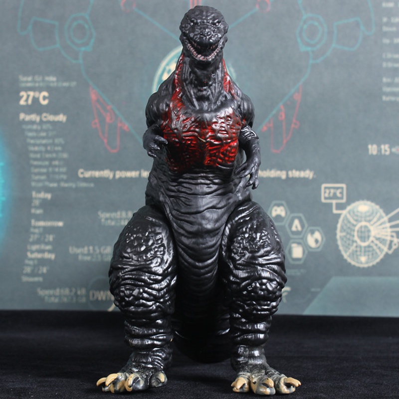 Godzilla Figure Oversized Shin Godzilla Model Red Lotus 17cm Monster ...