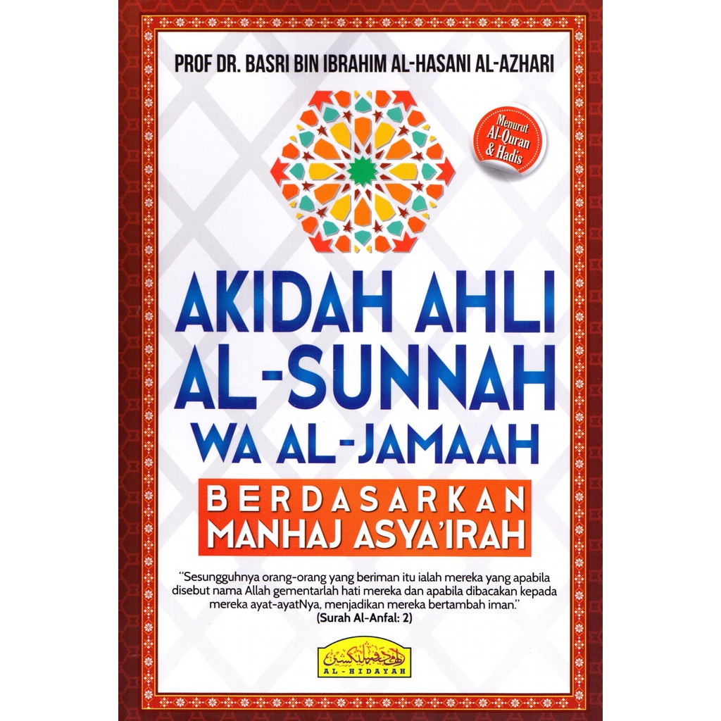 |BBO| Buku Al-Hidayah Akidah Ahli Al-Sunnah Wa Al-Jamaah Berdasarkan Manhaj Asya'irah | Shopee ...