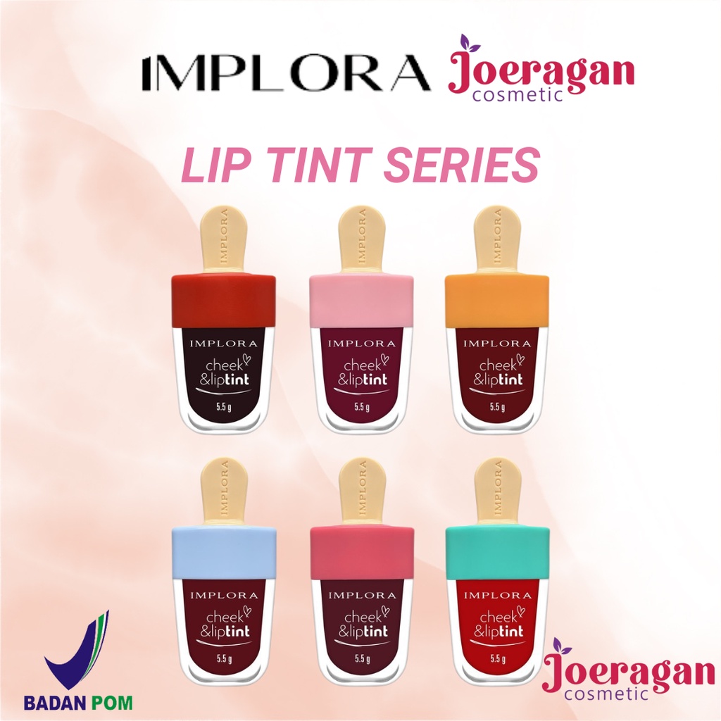 Implora Lip Tint I Cheek & Liptint 5.5g I Lip Tint Model Ice Cream I ...