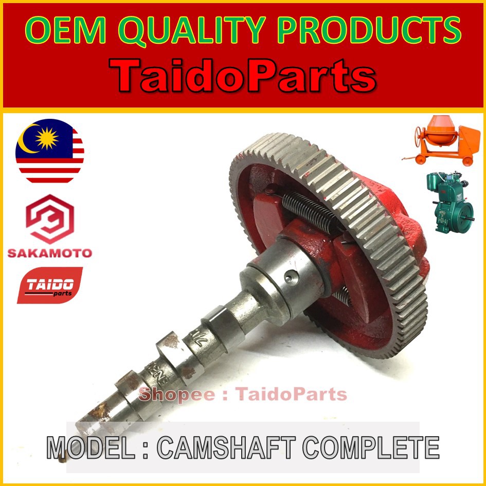 Concrete mixer 7T Mesin bancuh simen India Petter Av1 Camshaft complete ...