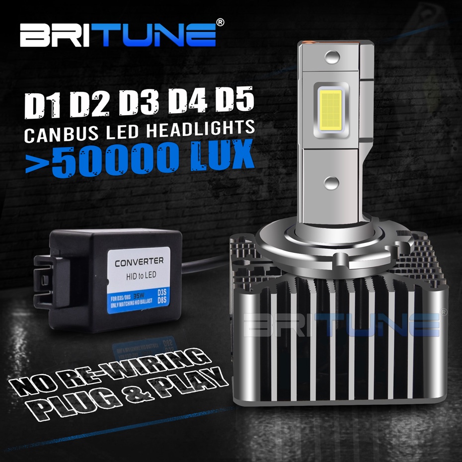 Car Lamp D3S D1S D2S D5S D8S D4S LED Canbus Bulbs 50000LUX Auto ...