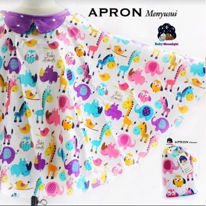 Apron Breastfeeding Full Body Alternating / Baby Moonlight Nursing ...