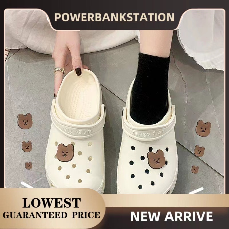 PSB_ Wholesale i Cream Crocs Sandals Women Kasut Crocs Perempuan ...