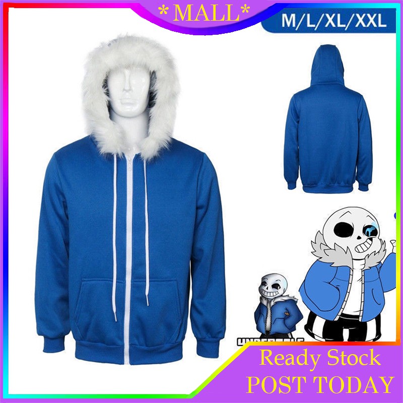 Ready Stock*MALL* Game Undertale Sans Cosplay Costume Coat Set Hoodie ...