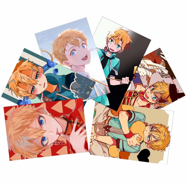 Minamoto card photo 11 pieces silk pressed / jibaku shounen hanako-kun ...