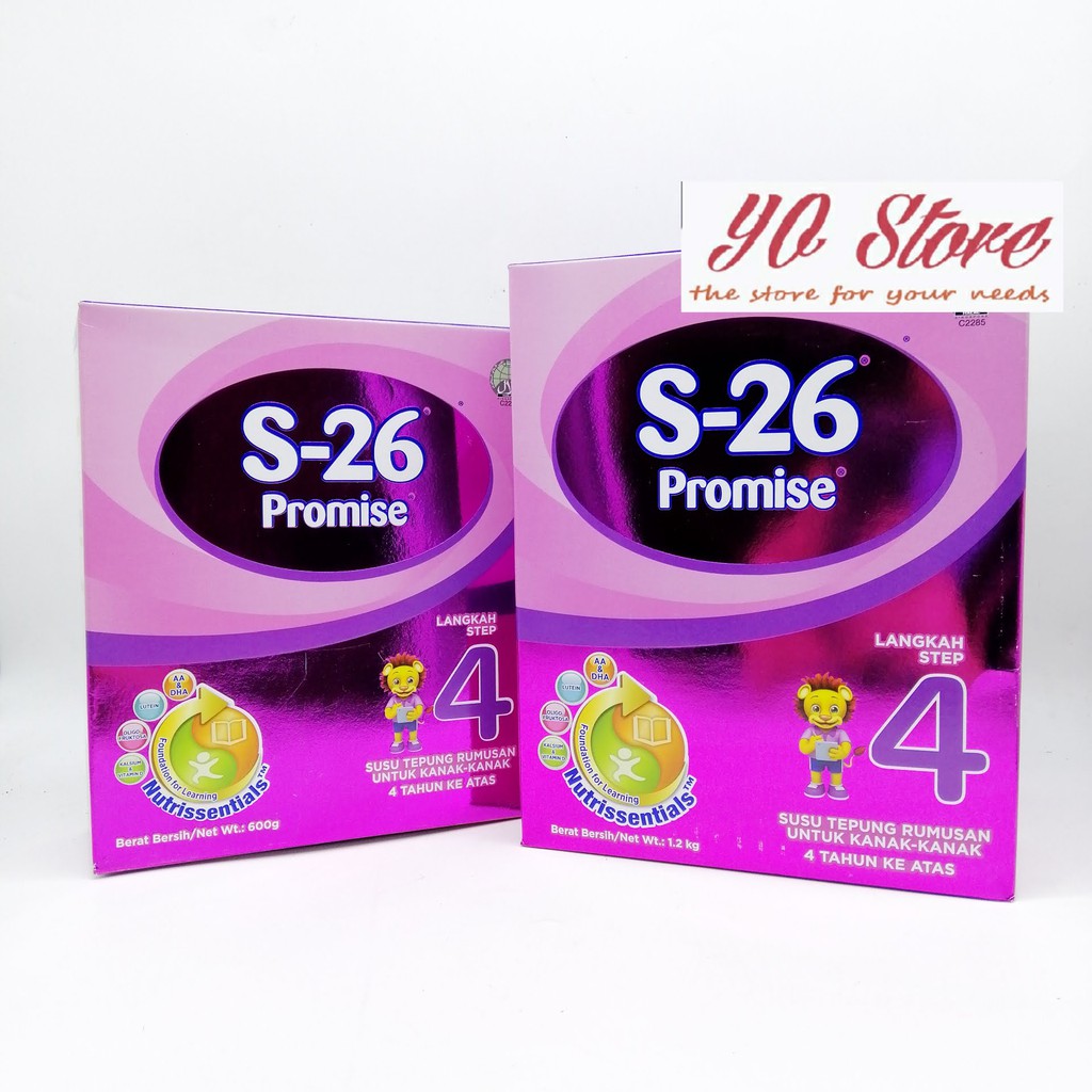 Wyeth S26 Promise Step 4 (4years & above) 550g/1.1kg | Shopee Malaysia