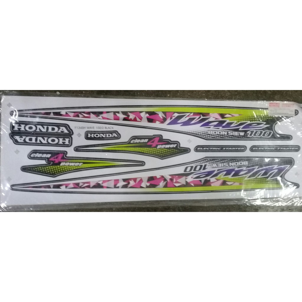 20230824-1245 STICKER HONDA WAVE 100 Body Sticker / Stripe / STIKER ...