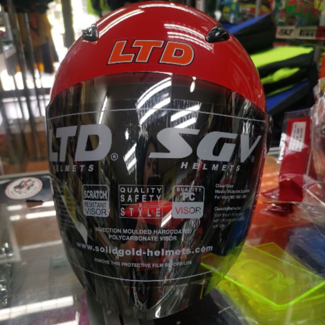 **Visor Only** V-shaped visor for LTD SPEEDY SILVER OR TINTED | Shopee ...