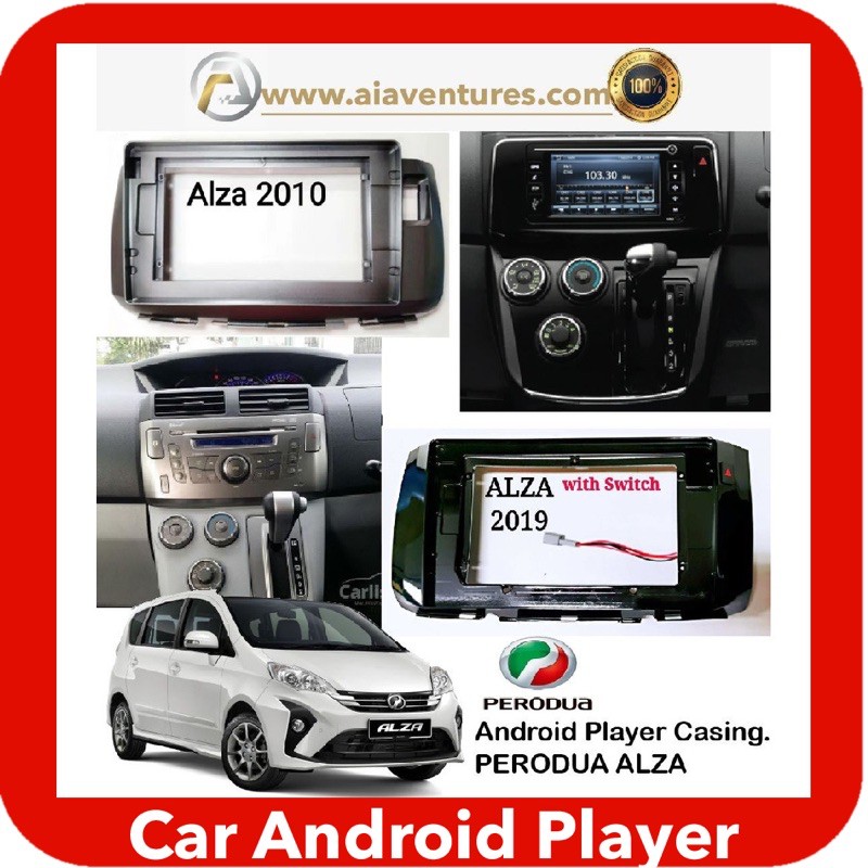 PERODUA ALZA FYT System QLED 10.1" IPS Screen Quad Core 1.3GHz Android ...