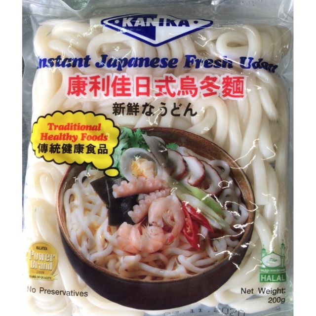 Halal*KANIKA Instant Japanese Fresh Udon Mee 日式乌冬面 *200g | Shopee Malaysia