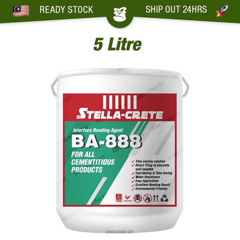 5L STELLA-CRETE BA-888 Interface Bonding Agent BOND-ACE G88 Green ...