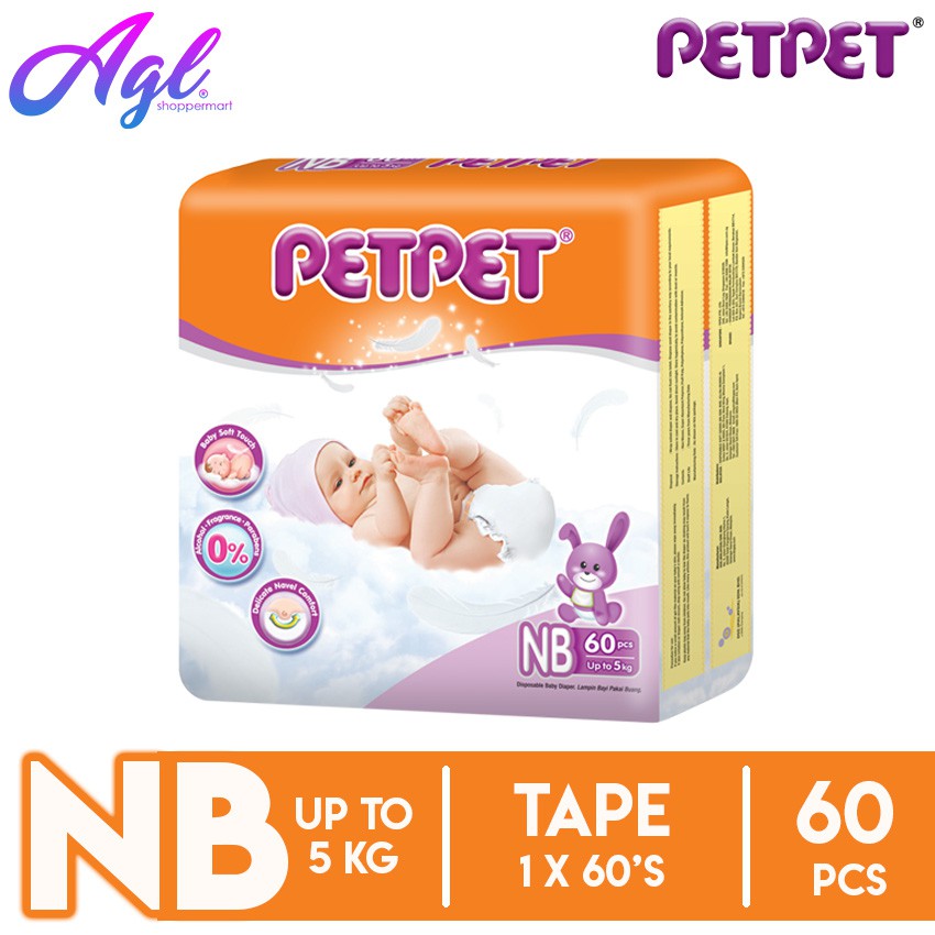 PETPET Tape Diaper Jumbo Packs (1pack) | Shopee Malaysia