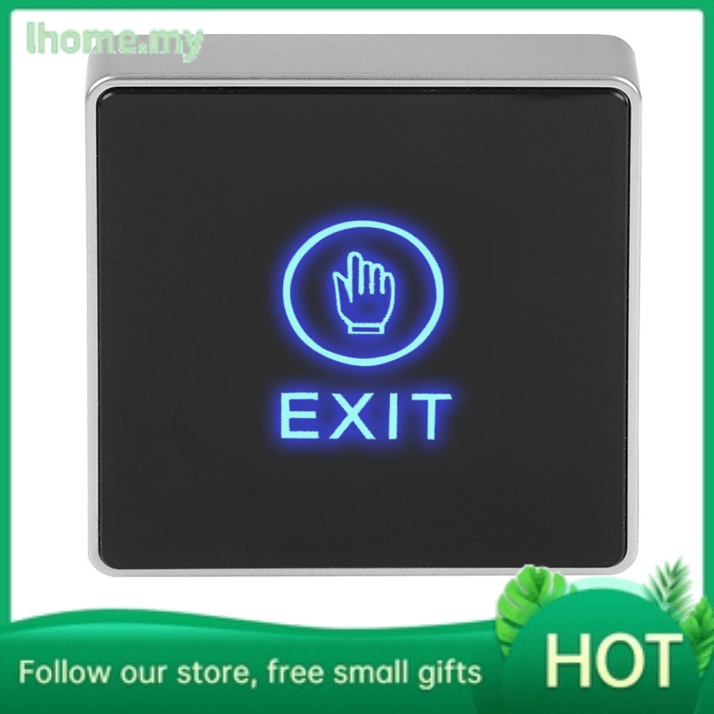 Lhome Touch Exit Release Button Switch for Door Access Control System LED Indicator | Shopee ...