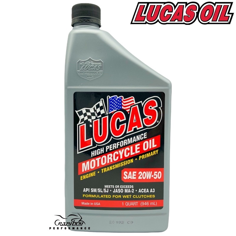 LUCAS OIL 100% ORIGINAL ESR MOTOR SAE 20W50 10W40 10W50 FULLY SEMI ...