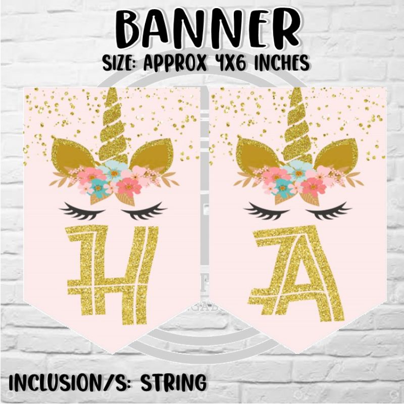 Unicorn theme happy birthday banner | Shopee Malaysia