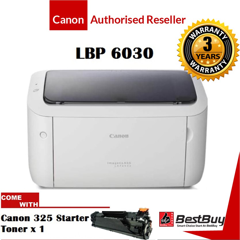 (Free TNG eWallet RM 50) Canon ImageCLASS LBP6030 / LBP6030W WIFI Monochrome Laser Printer ...