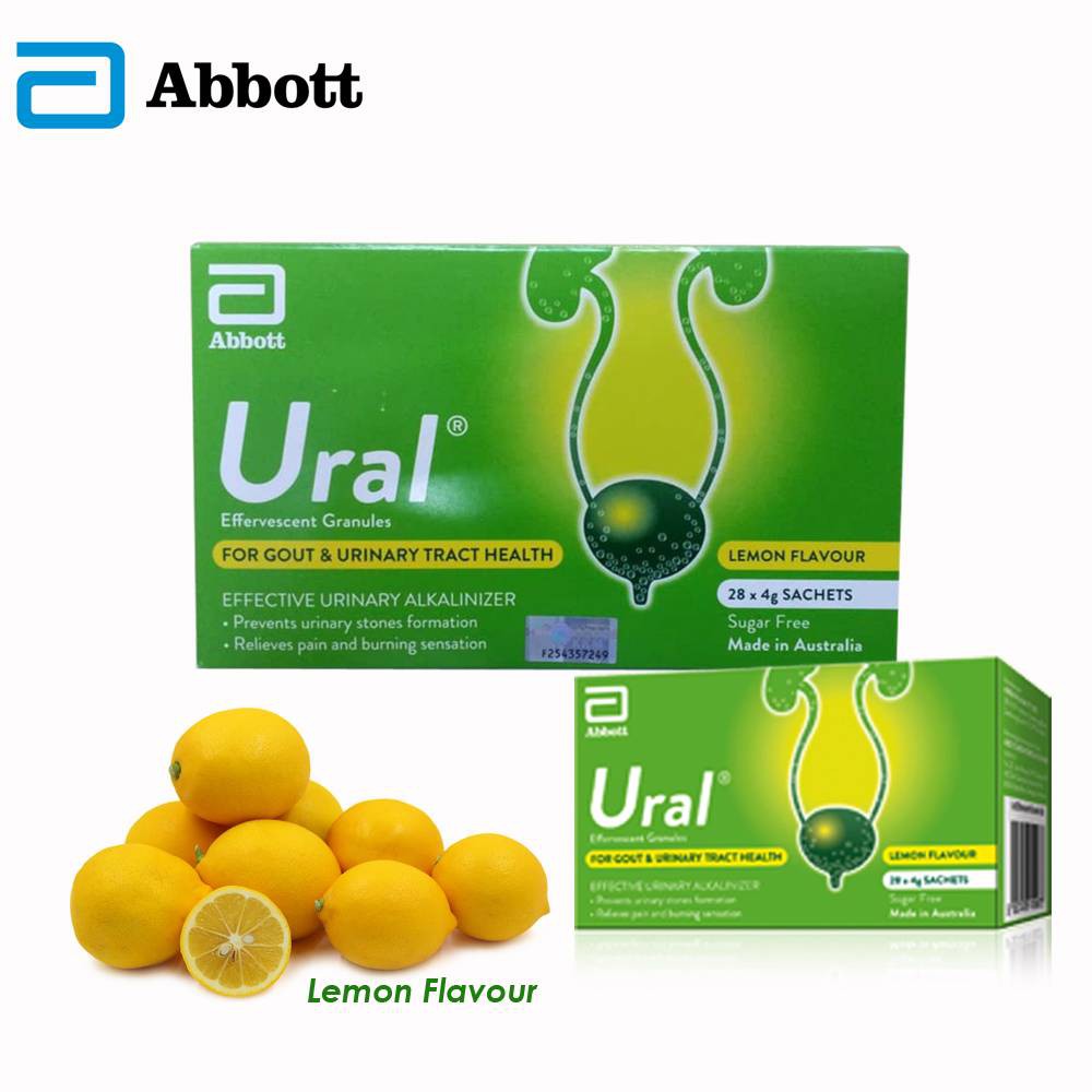 Ural Effervescent Granules lemon flavour (28 x 4g) | Shopee Malaysia