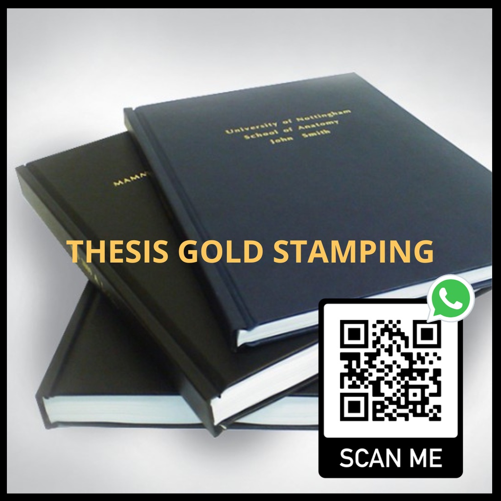 HARDCOVER BINDING / THESIS BINDING / HARDBOUND BINDING / JILID BUKU ...