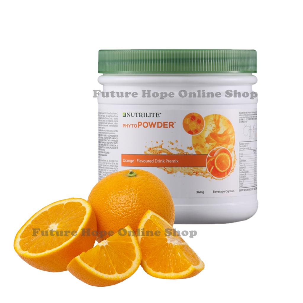 Amway Nutrilite PhytoPOWDER Phyto POWDER Orange Lemon Cherry Flavoured ...