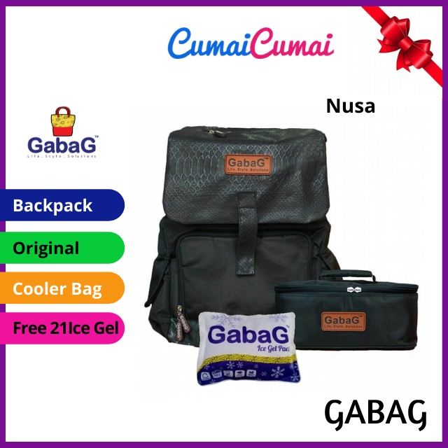 Gabag Nusa Original Infinite Backpack Detachable Cooler Thermal Bag ...