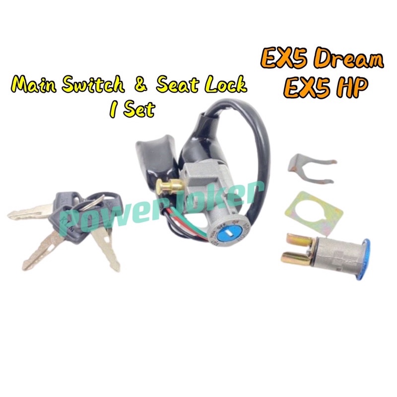 EX5 High Power EX5 Dream EX5Dream - Main Switch Set kunci motosikal ...