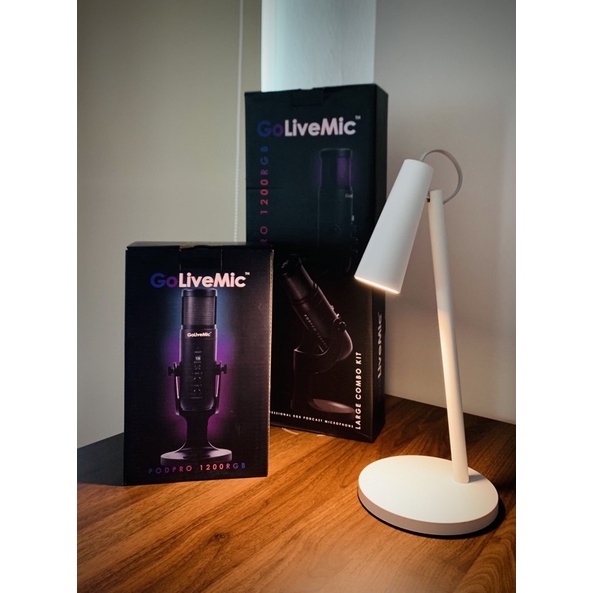 GoliveMic Podpro 1200 RGB Condenser Microphone for Gaming, Zoom Meeting ...