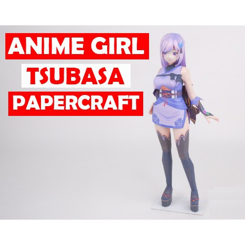 Anime Girl Tsubasa Papercraft | Shopee Malaysia
