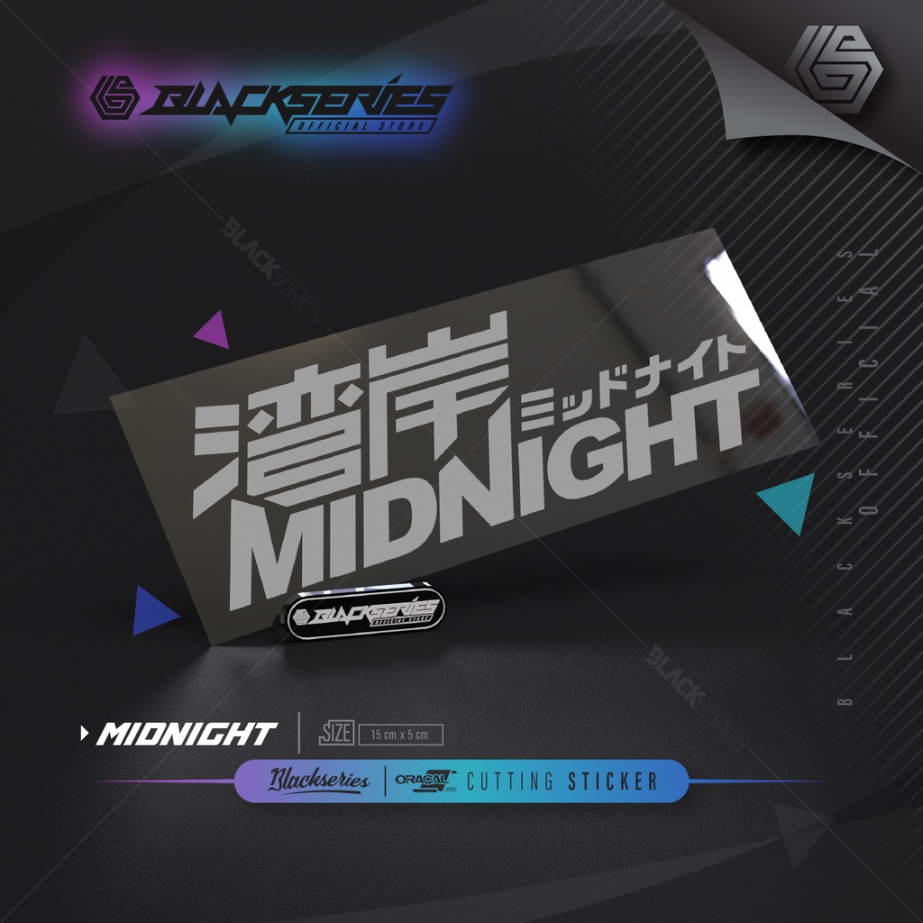 Cutting Midnight Stickers | Midnight Sticker | JDM JDM | Shopee Malaysia
