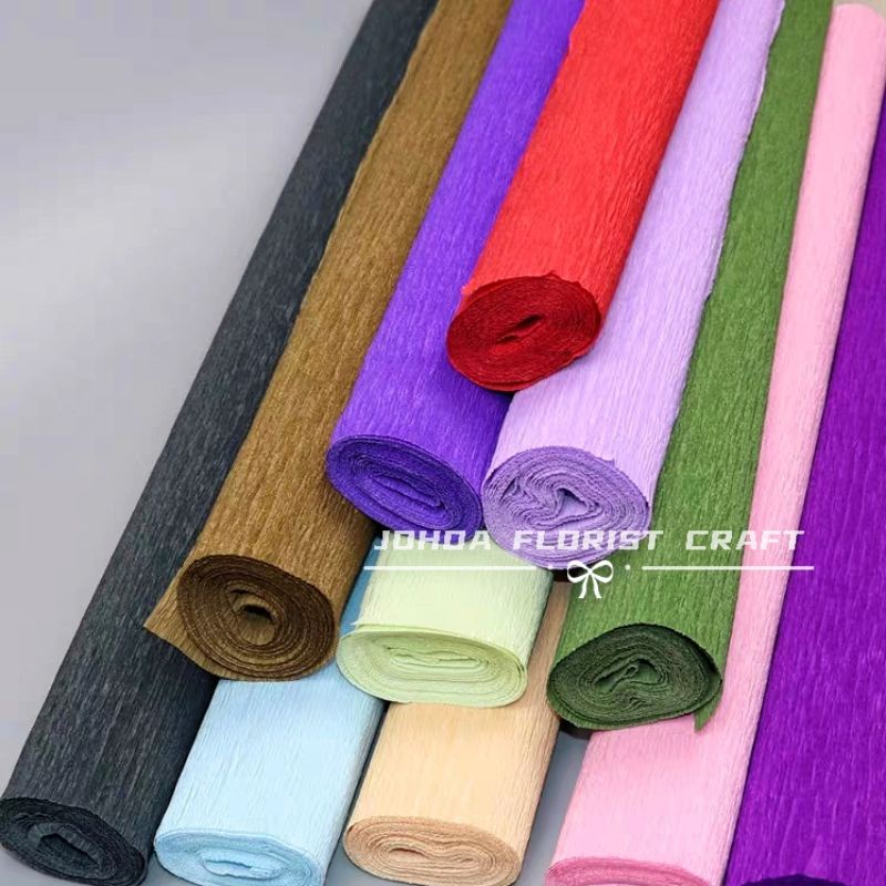 2.5M 1 Roll Crepe Paper Gift Wrapping Hantaran Wrapper Gubahan Kertas ...