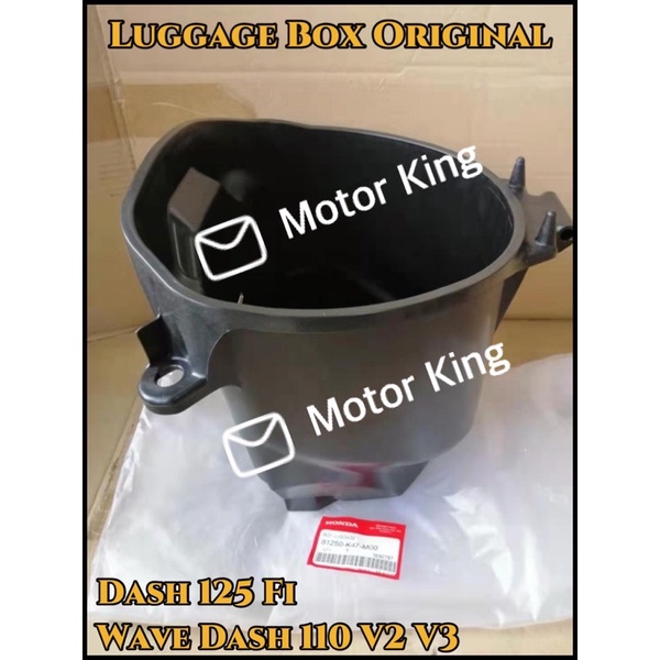 Luggage Box ORIGINAL HONDA Dash 125 Fi / Wave Dash 110 V2 V3 Tool Box ...