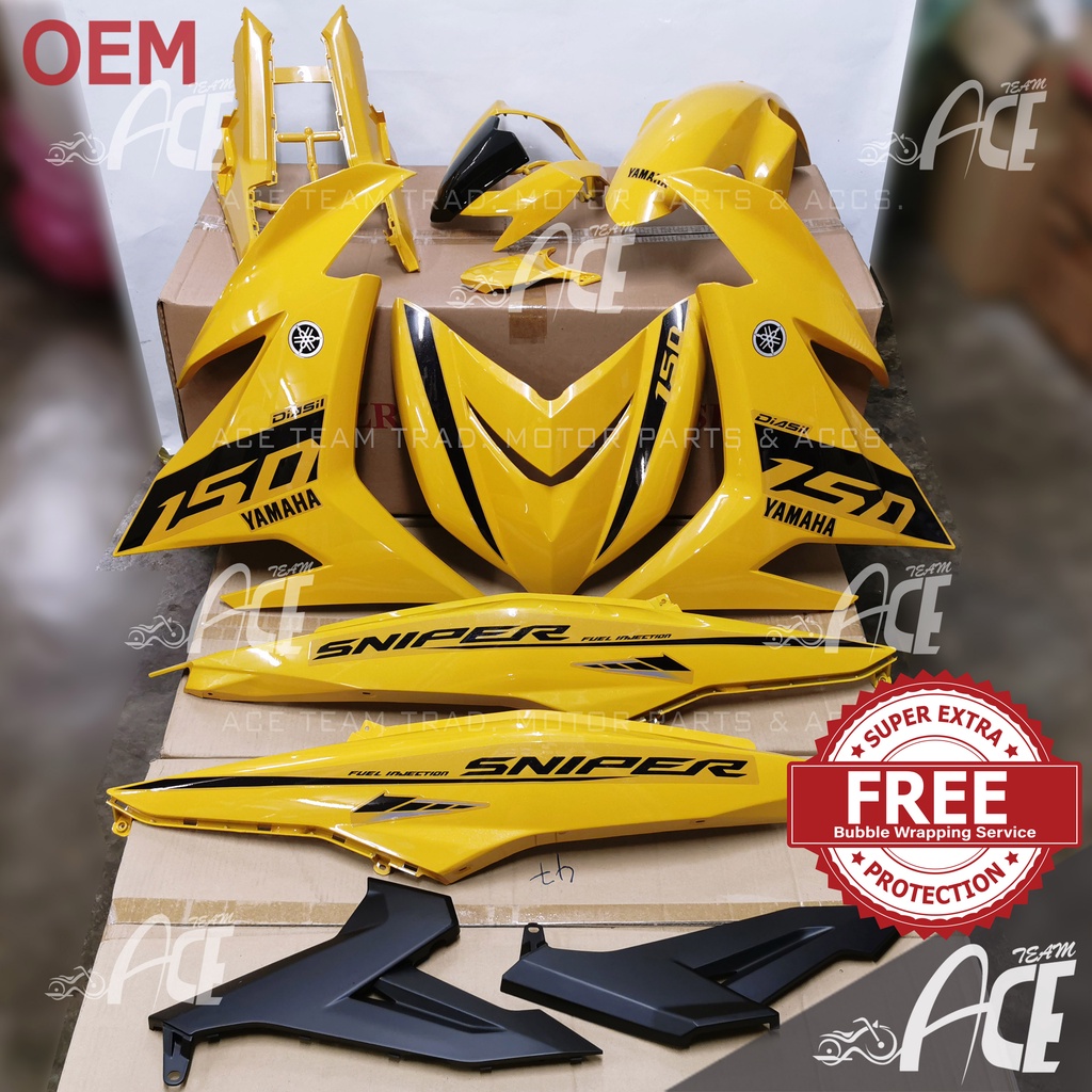 Coverset Y15ZR V1 V2 Sniper GP 2020 Yellow Ysuku Y15V1 Y15V2 Yamaha ...