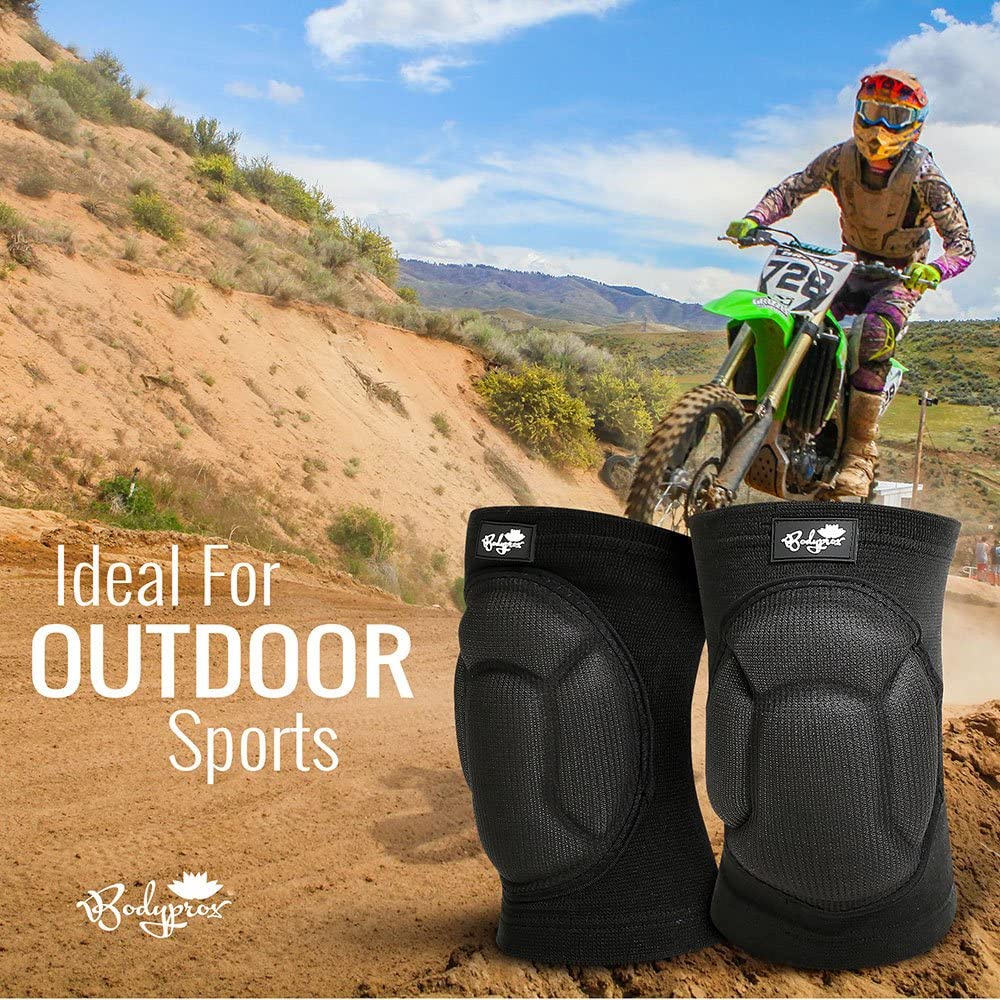 Coolfit 1 PAIR Protective Knee Pad Guard Volleyball Badminton Hiking ...