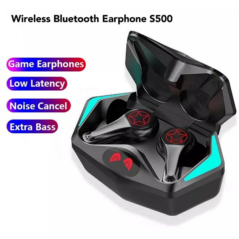 S500 Wireless Bluetooth Earphone Gaming Earbuds Dual Mode Low Latency ...